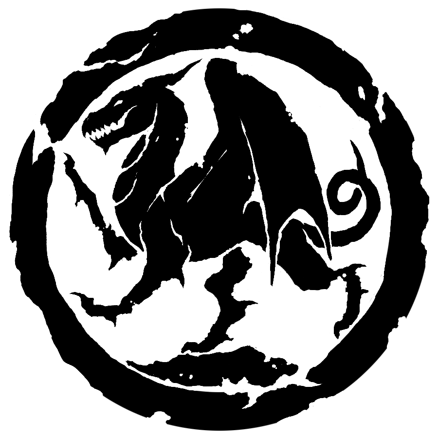 Draconic Symbol: Retro Artwork for TTRPG Cult Adventures | dScryb