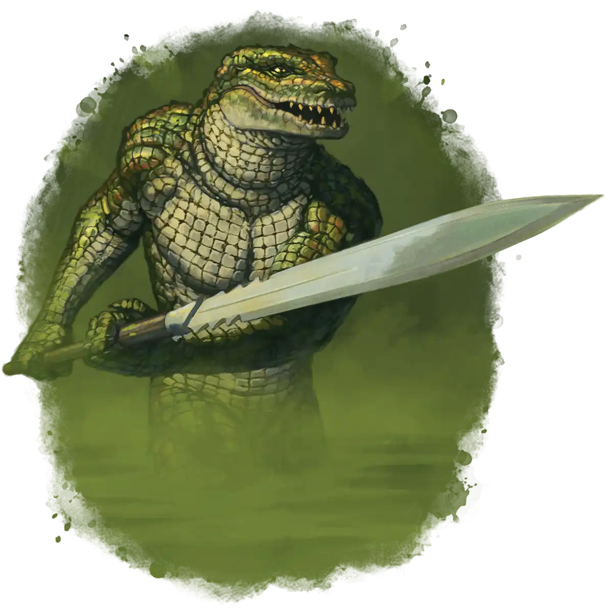 Humanoid Crocodile: Engage Beastfolk Warriors in dScryb